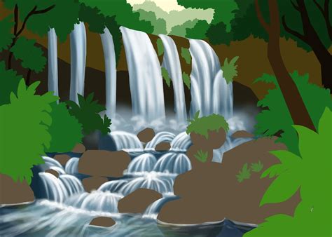 Cómo Dibujar Una Cascada Blog Dessindigo