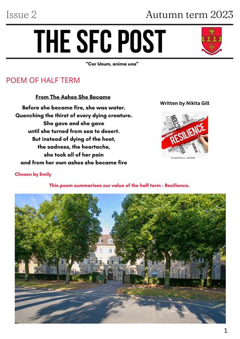 The Sfc Post Issue 2 Autumn Term 2023 By St Francis College Issuu