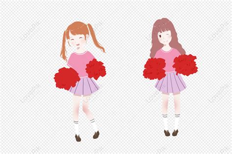 치어 리더 소녀 Png 일러스트 무료 다운로드 Lovepik
