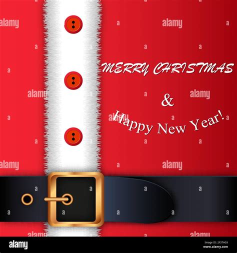 Red Santa Claus Suit Stock Vector Image And Art Alamy