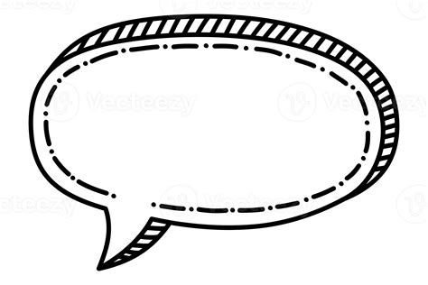 Hand Drawn Speech Bubbles 13528884 PNG