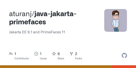 Github Aturanjjava Jakarta Primefaces Jakarta Ee 91 And Primefaces 11