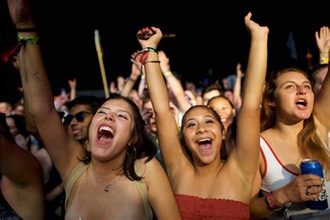Music Festival Girls Flashing