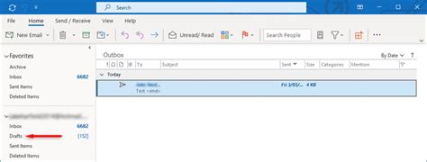 microsoft outlook 中的“发件箱”是什么意思？
