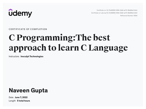 Naveen Gupta On Linkedin Udemy Course Completion Certificate