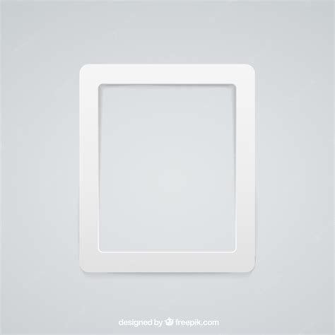 Free Vector White Wall Frame