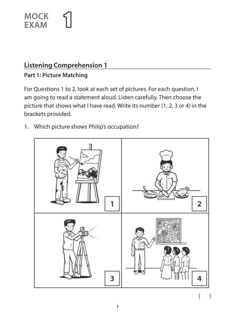 Primary 3 English Practice In Listening Comprehension And Oral