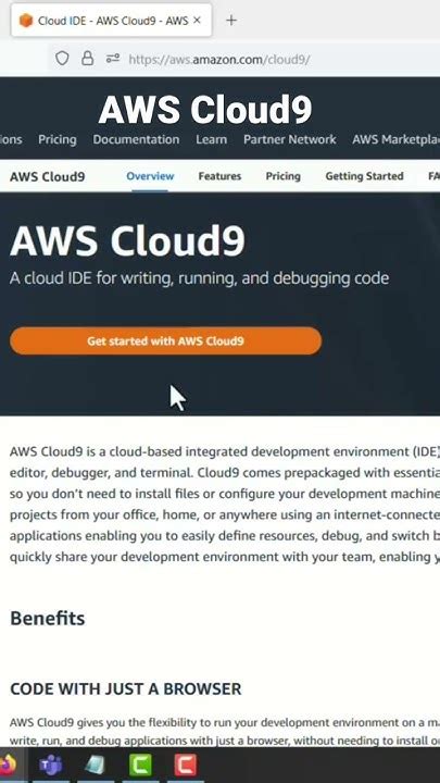 Aws Cloud9 Aws Tutorial Youtube