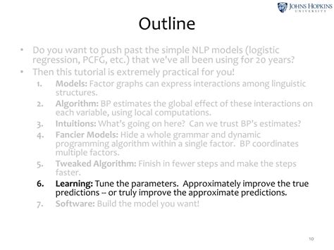 Ppt Structured Belief Propagation For Nlp Powerpoint Presentation