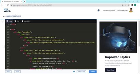 how i built a vr website using bootstrap yasodha kumari mahadhasyam