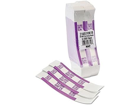 Coin Tainer Currency Straps 1000 Bands Pack