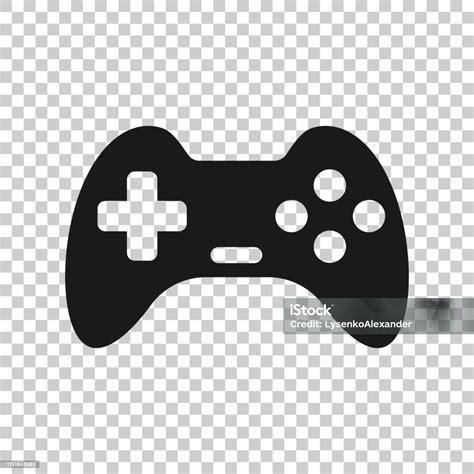 투명 한 스타일의 조이스틱 기호 아이콘입니다 고립 된 배경에 게임 패드 벡터 일러스트 게임 콘솔 컨트롤러 비즈니스 개념입니다 Brand Name Video Game에 대한
