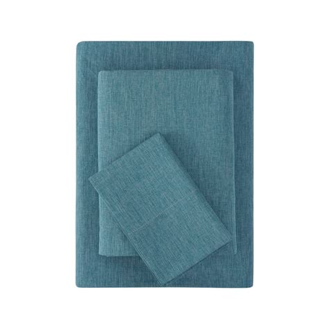 Mainstays Super Soft Faux Textured Microfiber Bed Sheet Set Twin Xl