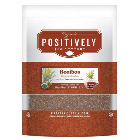 Positively Teas Organic South African Rooibos Tea Loose Leaf 1 Pound