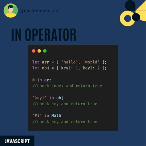 Javascript In Operator Mustafa Ateş Uzun Blog