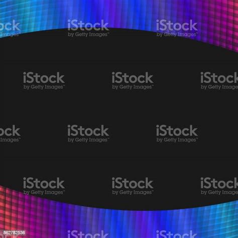 Dynamic Geometrical Grid Background Graphic From Curved Angular Lines Stock Illustration