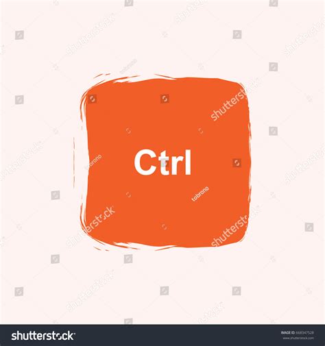 Ctrl Label Logo Vector Template Stock Vector Royalty Free Shutterstock