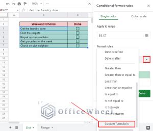 Conditional Formatting With Checkbox In Google Sheets Officewheel