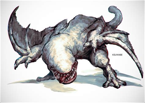 Khezu Monster Hunter Drawn By K Suwabe Danbooru