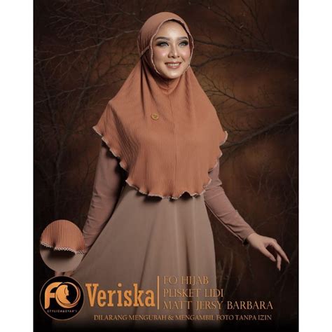 Jual Hijab Veriska Original Fo Hijab Shopee Indonesia