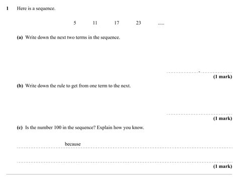 Year 8 Maths Test With Answers And A Mark Scheme Free