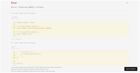 Filtering Codesandbox