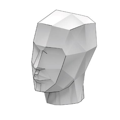 Human Head 3d Papercraft Free Printable Papercraft Templates