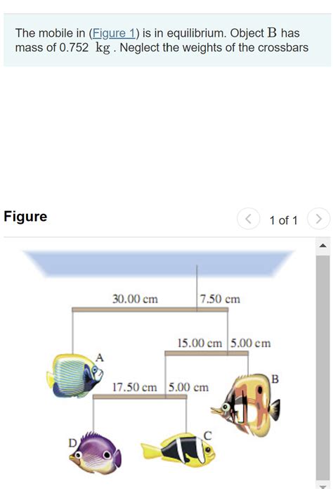 Solved Part A Determine The Mass Of Object A Part B Chegg Com