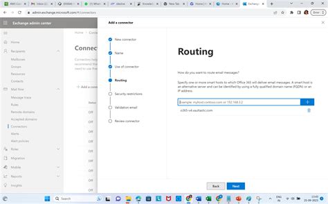 Configure Microsoft 365 Or Office 365 Send Connector Smtp For Vaultastic Mithi Docs