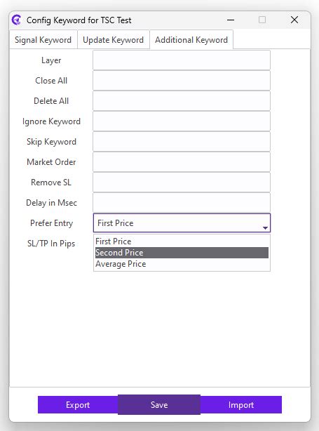 How To Set The Config Keyword In Telegram Signal Copier