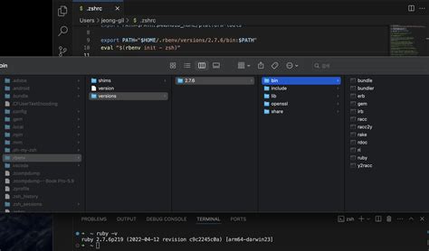 1 5 프로젝트 생성 및 Ruby 에러 해결 에서 Ruby 인프런 커뮤니티 질문and답변