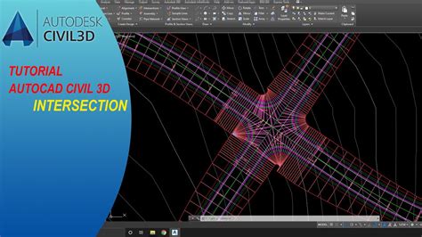 Autocad Civil 3d Intersection Youtube