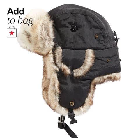 Scala Mens Nylon Trapper Hat Macys Trapper Hats Big Clothes