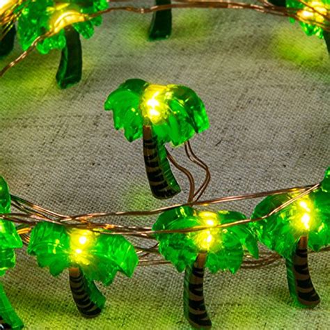 String Lights Palm Tree Decor