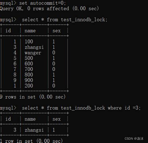 Mysql中innodb的行级锁mysql Innodb默认的行级锁实现 Csdn博客