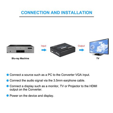 VOXLINK HDMI To HDMI Kx K Scaler Converter Box EU HDMI Converter Consumer Electronics