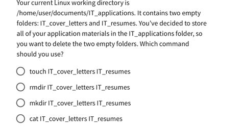 Your Current Linux Working Directory Is Home StudyX