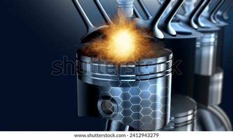 3d Engine Lubricant Engine Protection Certificate Stock Illustration