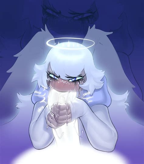 Rule 34 Angel Angel Wings Athletic Female Big Penis Blowjob Blowjob Face Blush Breasts Breasts