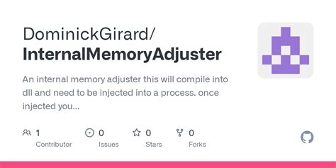 Github Dominickgirardinternalmemoryadjuster An Internal Memory