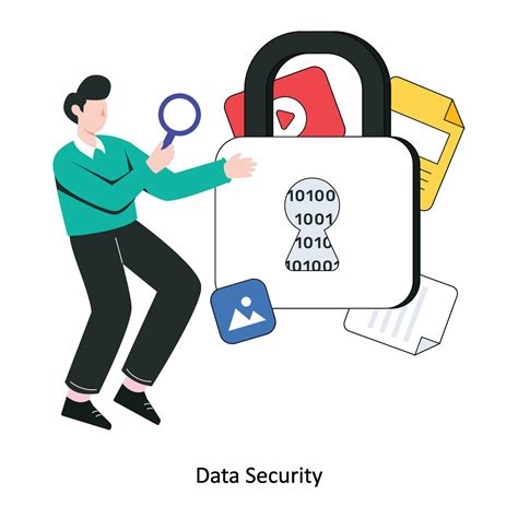 Data Security Flat Style Design Vector Illustration Stock Illustration 27927490 Vector Art At