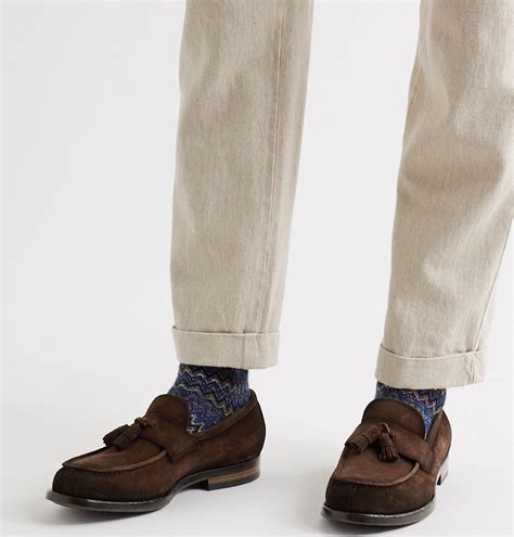 Officine Creative Vine Suede Penny Loafers Brown Officine Creative