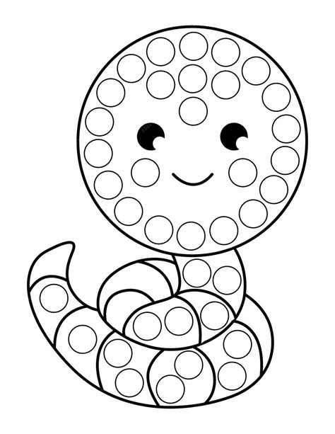 Premium Vector Do A Dot Activity Dot Marker Coloring Pages Dot