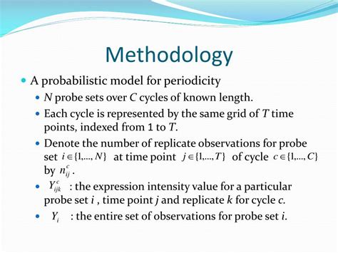Ppt Bayesian Detection Of Non Sinusoidal Periodic Patterns In Circadian Expression Data