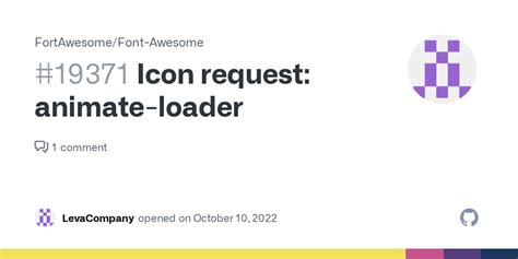 Icon Request Animate Loader · Issue 19371 · Fortawesomefont Awesome