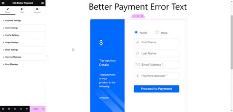 How To Set Up An Error Message For Wrong Transaction In Better Payment WPDeveloper