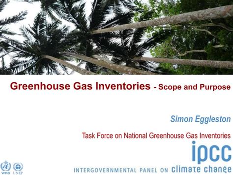 Greenhouse Gas Inventories Scope And Purpose Ppt
