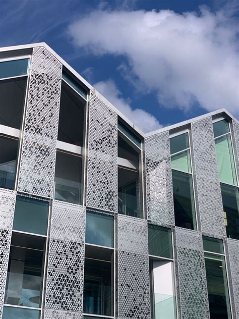 Metal Lattice Facade Design