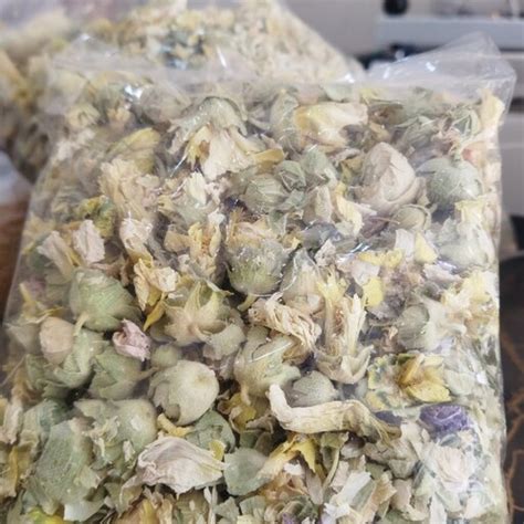 خرید و قیمت گل ختمی کاملاً طبیعی وزن 100گرم از غرفه ادویه جات و عرقیات