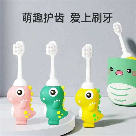 مشخصات و قیمت خرید جدیدترین مدل مسواک بچه گانه عروسکی طرح دایناسور